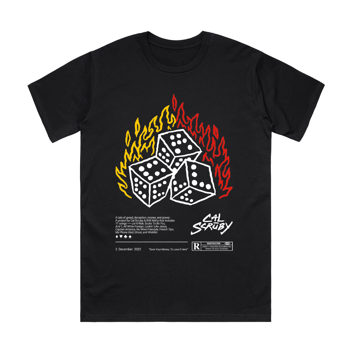 CASINO DICE TEE – Cal Scruby | Official Store
